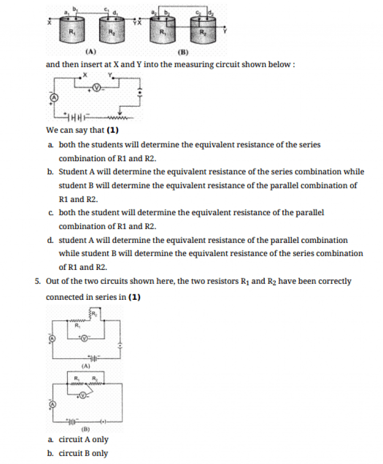Science Worksheet 10th Class CBSE Board With Answers In English
