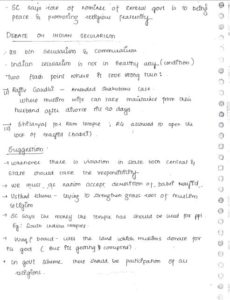 Polity Handwritten Notes for IAS Prelims Cum Mains by Toppers in English